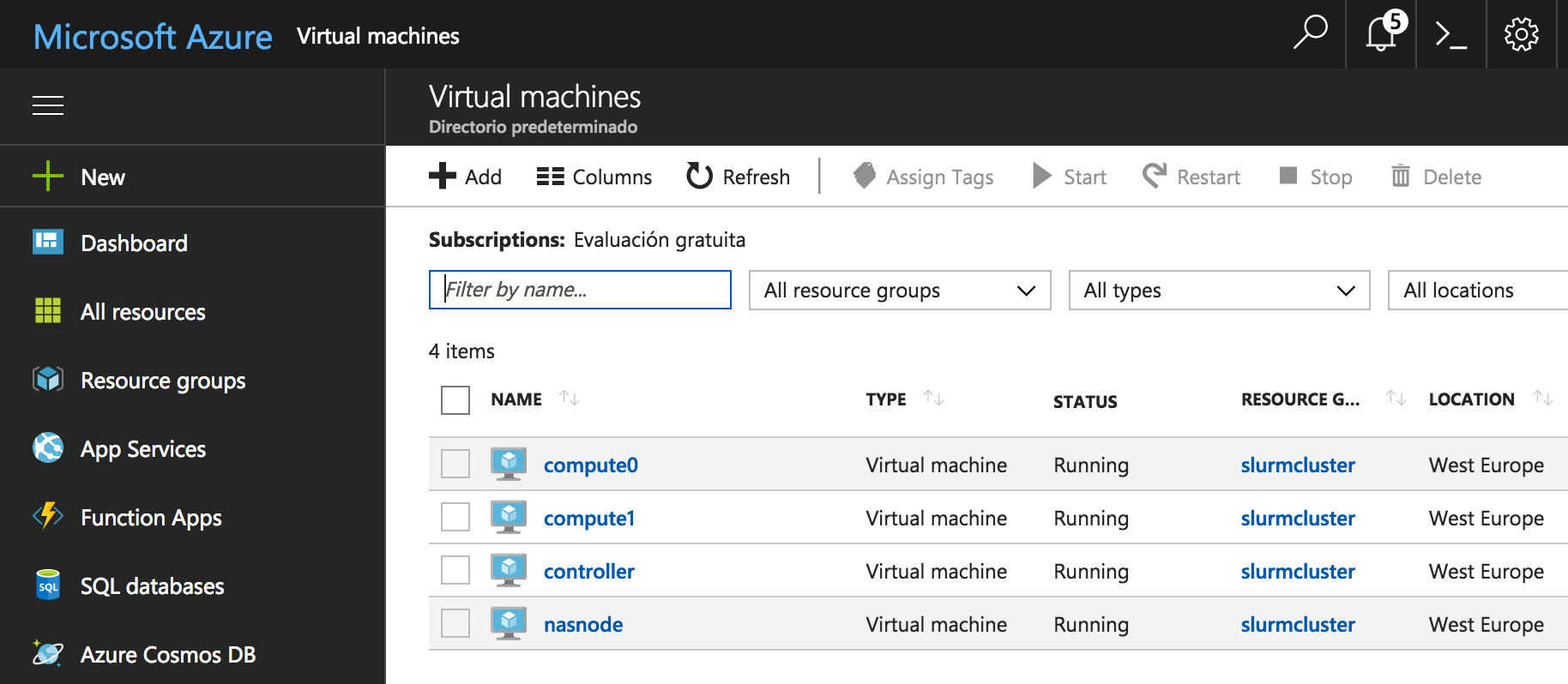 SLURM Cluster Configuration on Azure (Part I) - Not a Number
